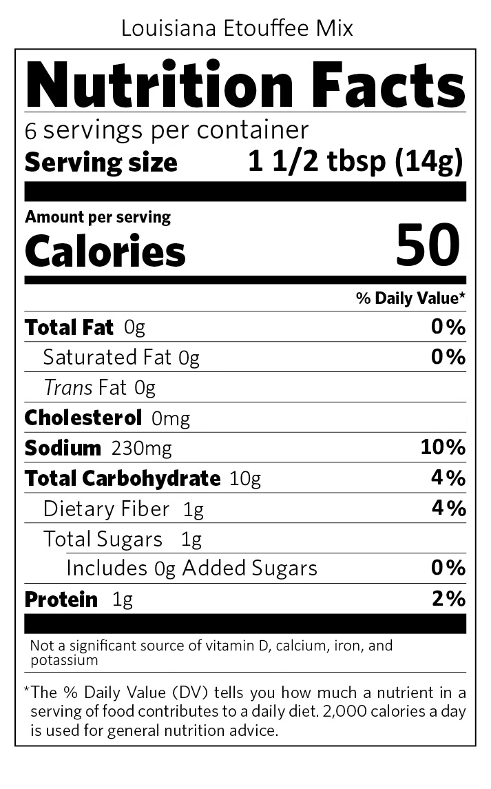 Étouffée Mix – Papa Ray Foods